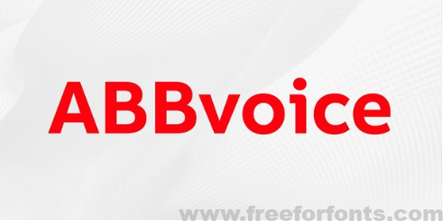 ABB Voice Font | Free Font Download