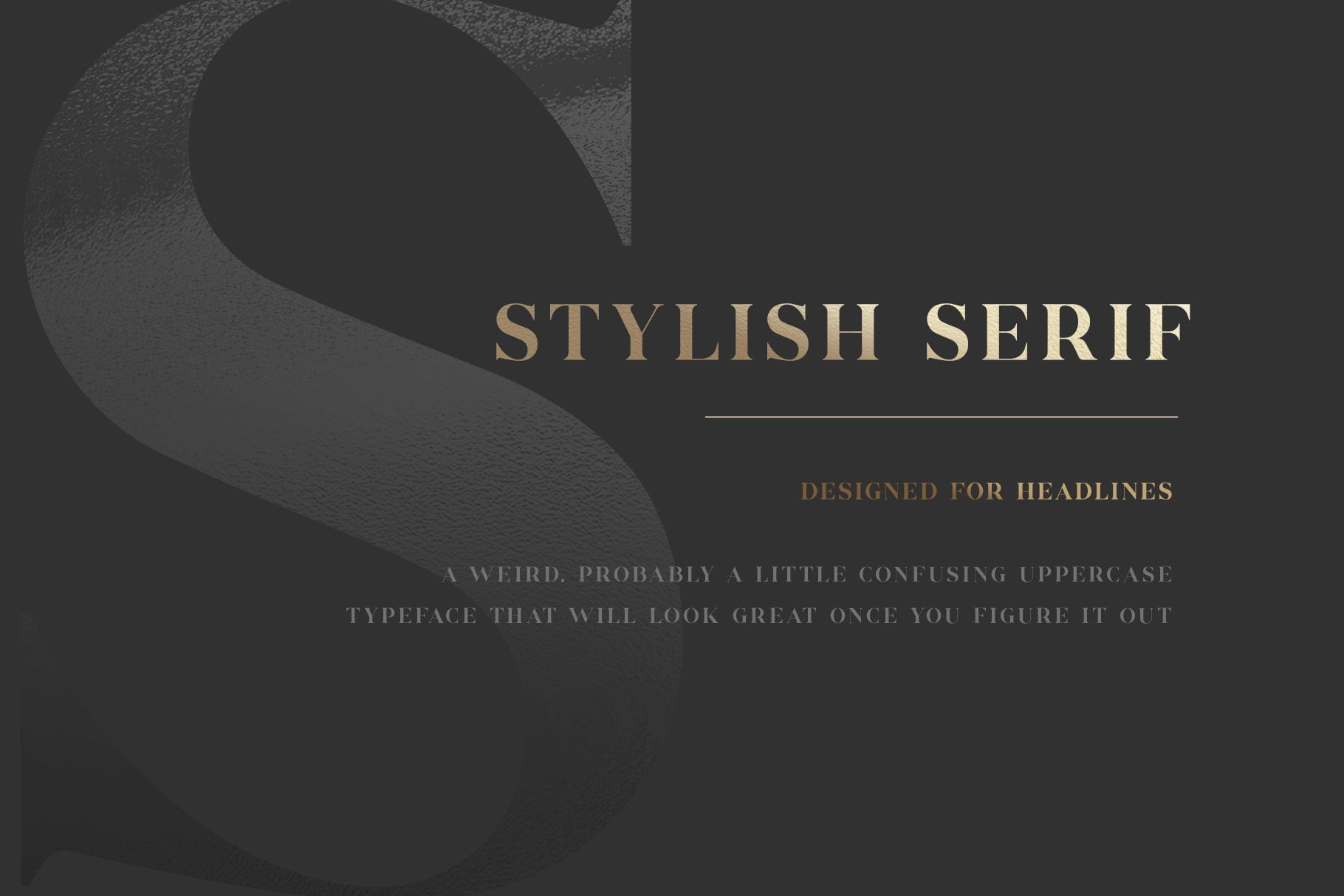 Commodus – All Caps Serif Typeface Font - fontforlife.com