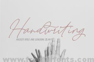 August Script Font Free Download - fontforlife.com