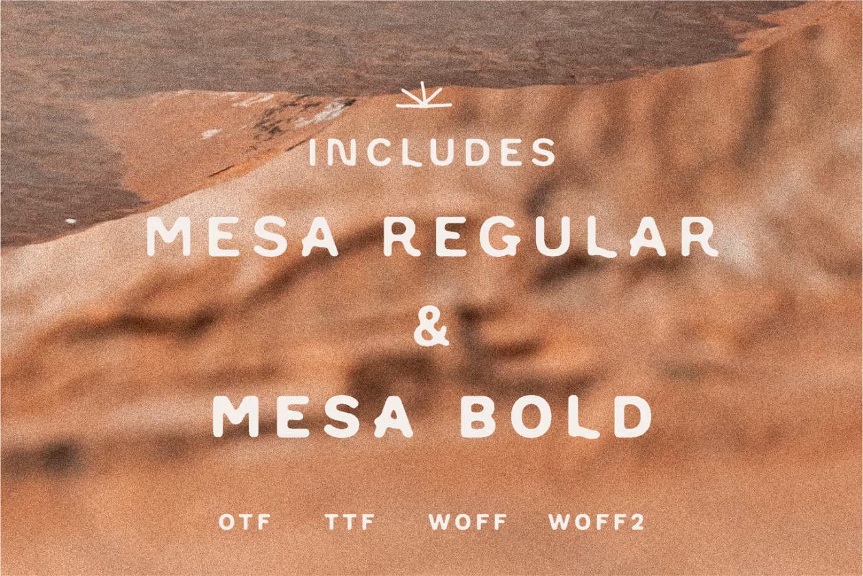 Mesa Font - fontforlife.com