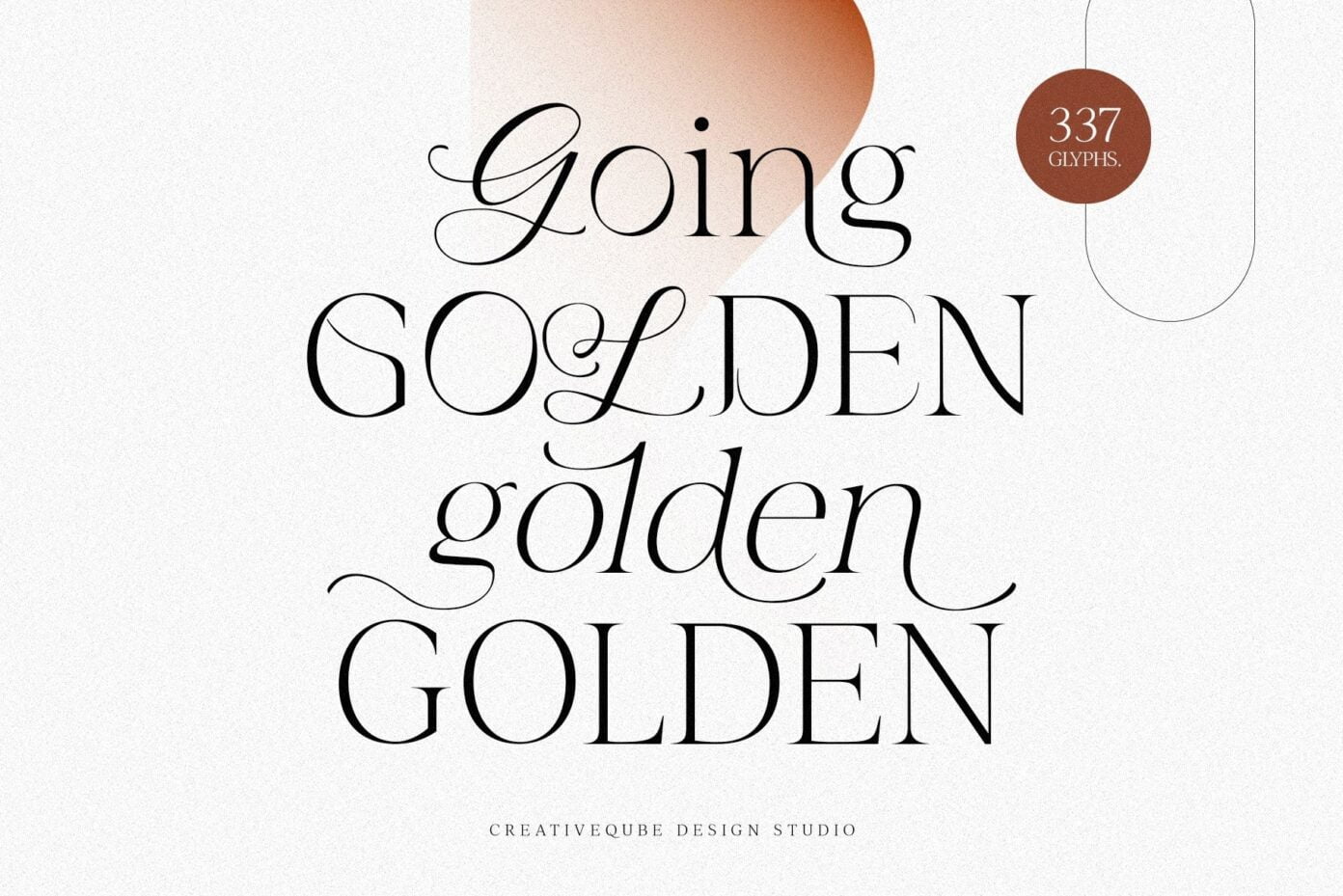 Going Golden Font - fontforlife.com