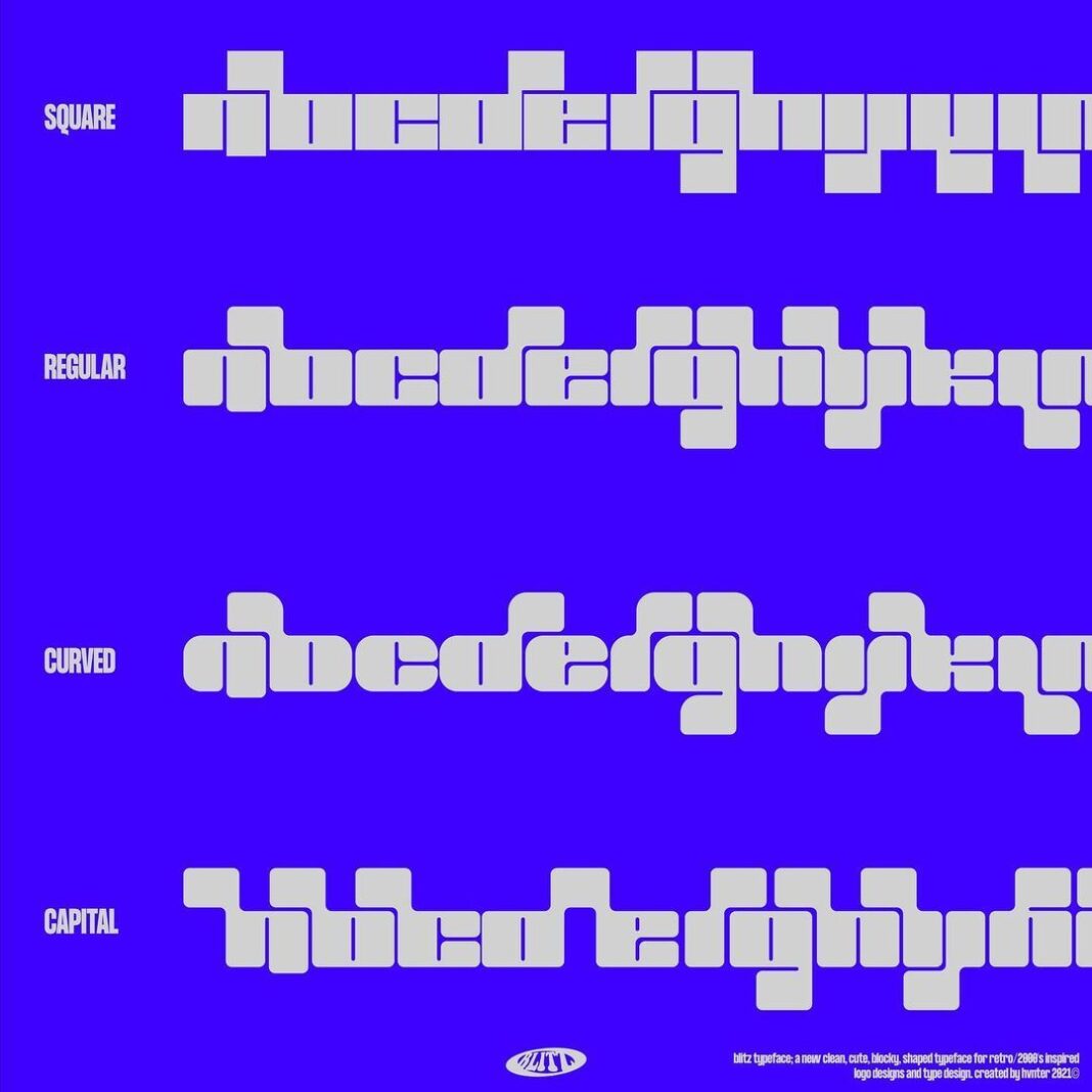 BLITZ TYPEFACE Font - fontforlife.com