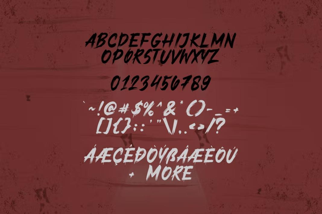 Gloomy Things Font - fontforlife.com