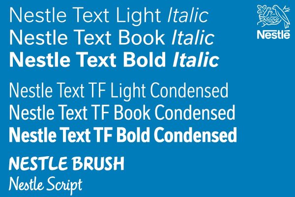 Nestle Corporate Font - fontforlife.com