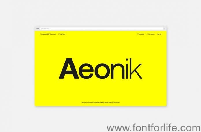 Aeonik Font Family Free Download - fontforlife.com