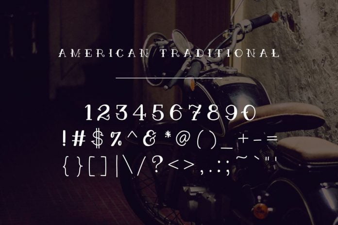 American Traditional Font - fontforlife.com