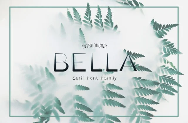 Bella Font - fontforlife.com