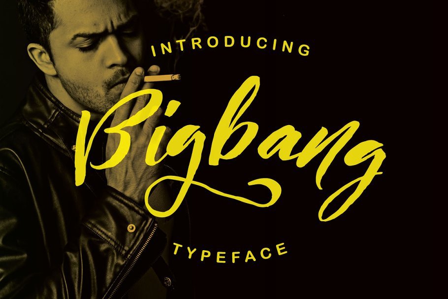 Bigbang Typeface Font Free Download - fontforlife.com