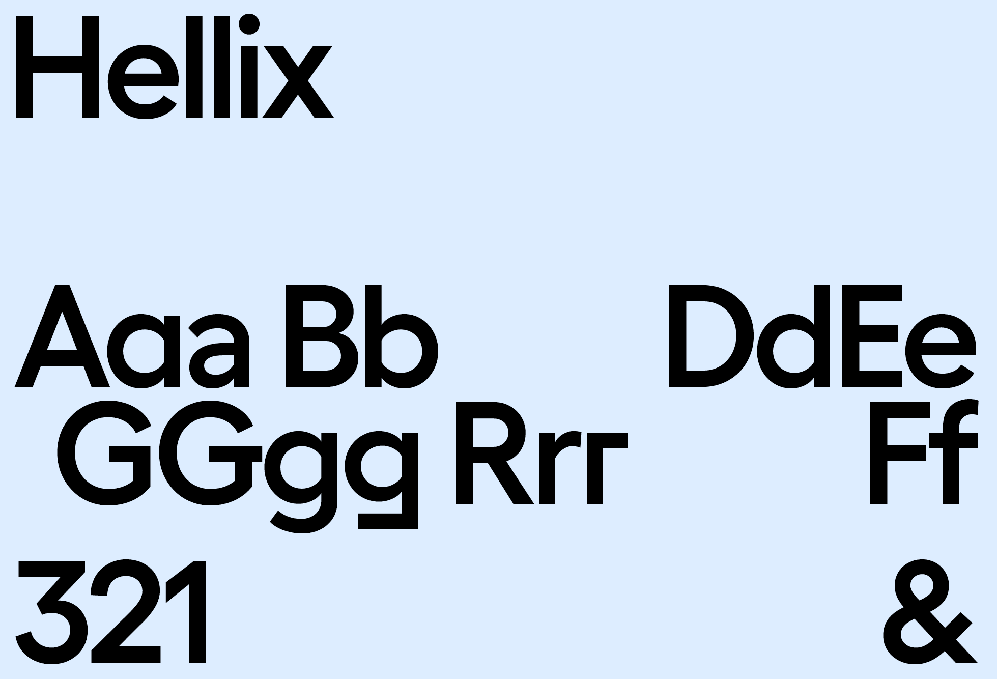 Hellix Font - fontforlife.com