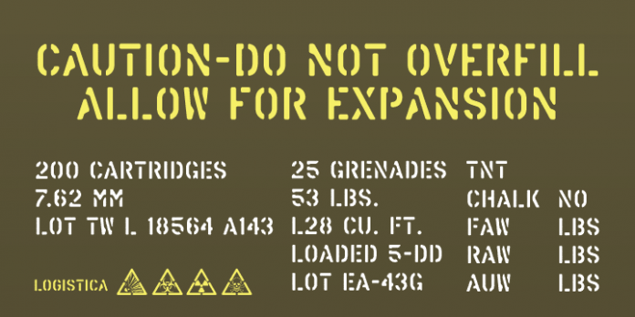 Logistica Fonts Free Download - fontforlife.com