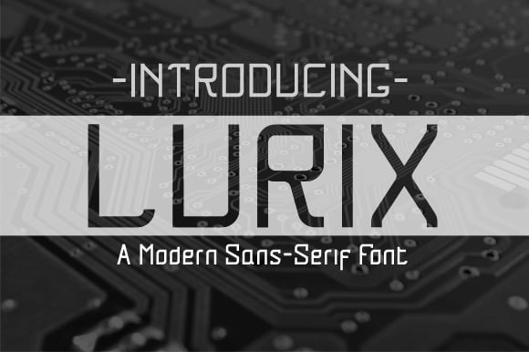 Lurix Font - fontforlife.com