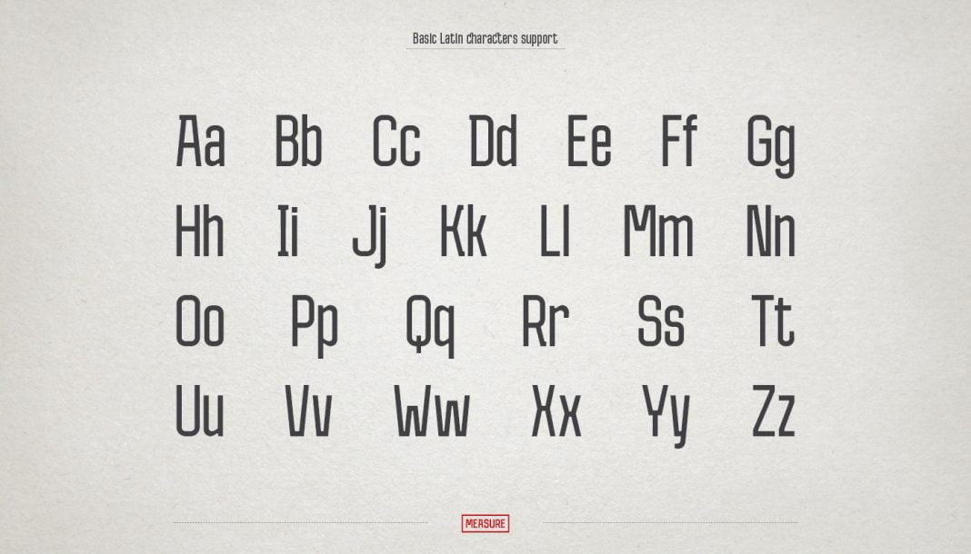 Measure Font - fontforlife.com
