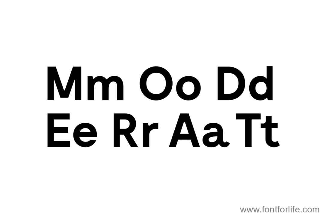 Moderat Font Family Free Download - fontforlife.com