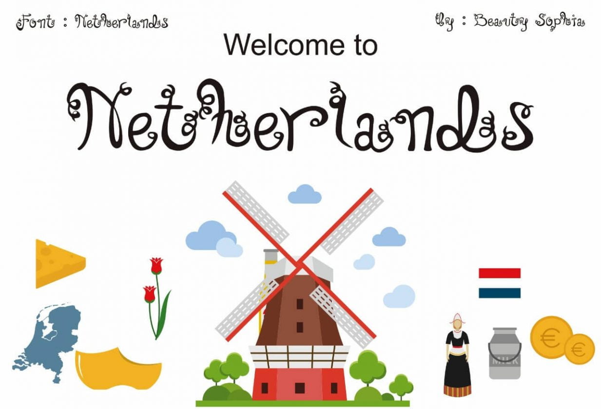 Netherlands Font - fontforlife.com