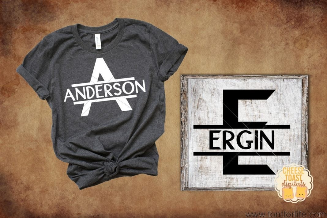 Original Split Font – A Monogram Font - fontforlife.com