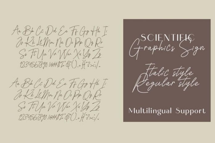 Scientific Graphics Font - fontforlife.com