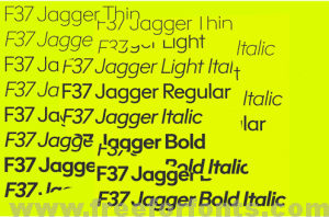 F37 Jagger Font Family Free Download - fontforlife.com