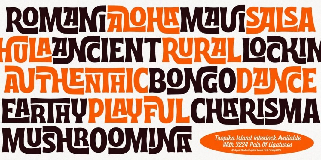 Tropika Island Font - fontforlife.com