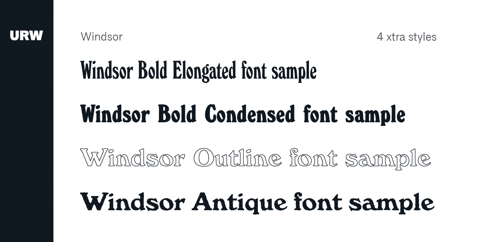 Windsor Font - fontforlife.com